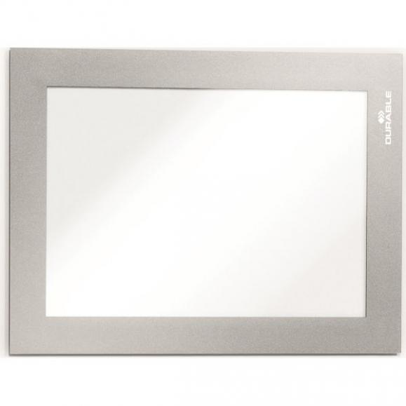 Magnetram Duraframe A6 självhäftande silver